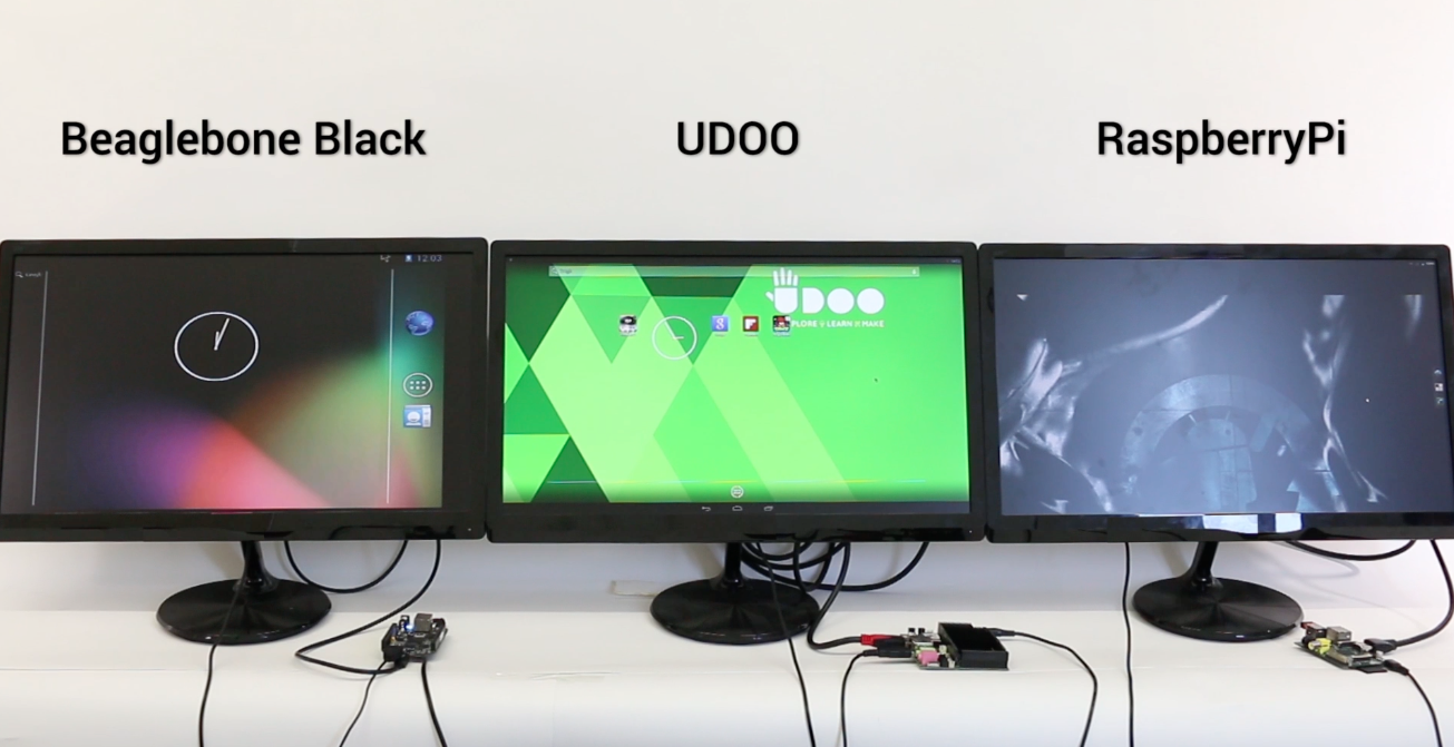 Android on UDOO, BeagleBone Black and Raspberry PI - UDOO